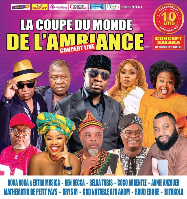 Concert Live La Coupe du Monde l'Ambiance le 5 Novembre 2022 à Douala | Kamer ShowBook